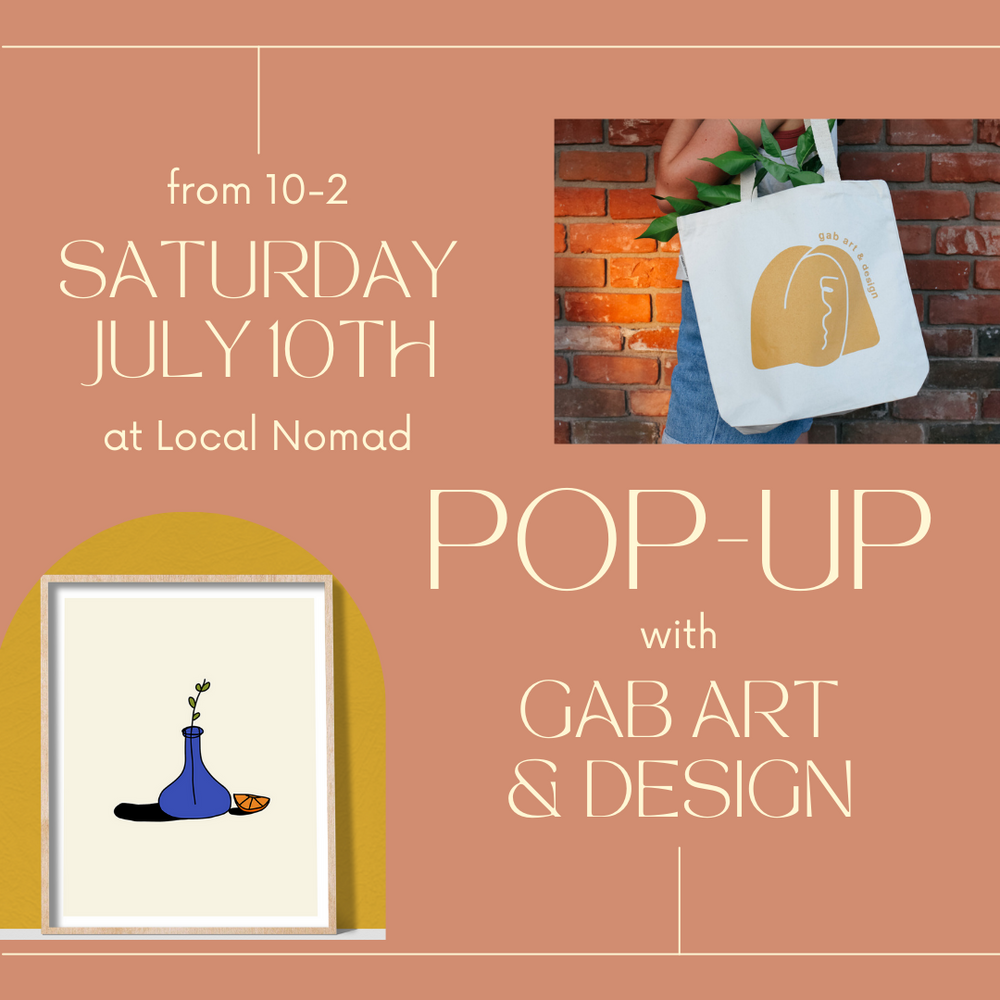Pop-Up: Gab Art & Design – Local Nomad